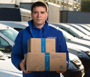 Курьеры Ozon попадут в кадр — ADPASS