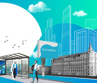 Russ Outdoor и Gallery склеивают щиты — ADPASS