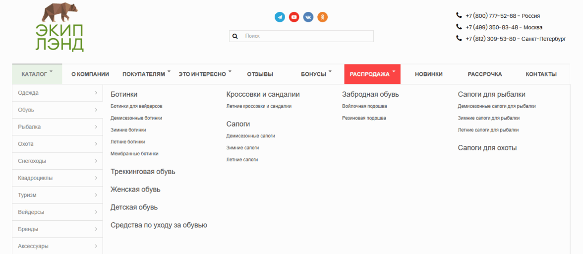 Строим структуру интернет-магазина — ADPASS